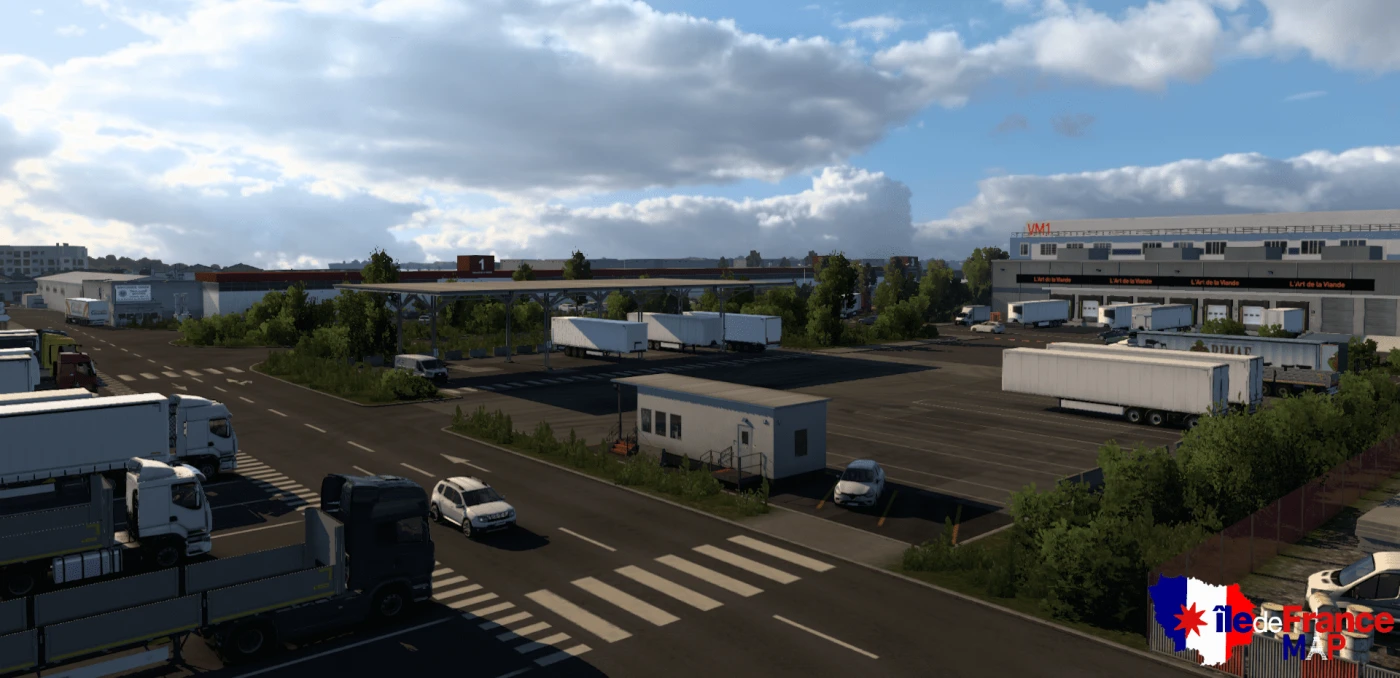Île-de-France (Paris Suburbs) Map v0.1.1 1.50 - ETS2 mods download