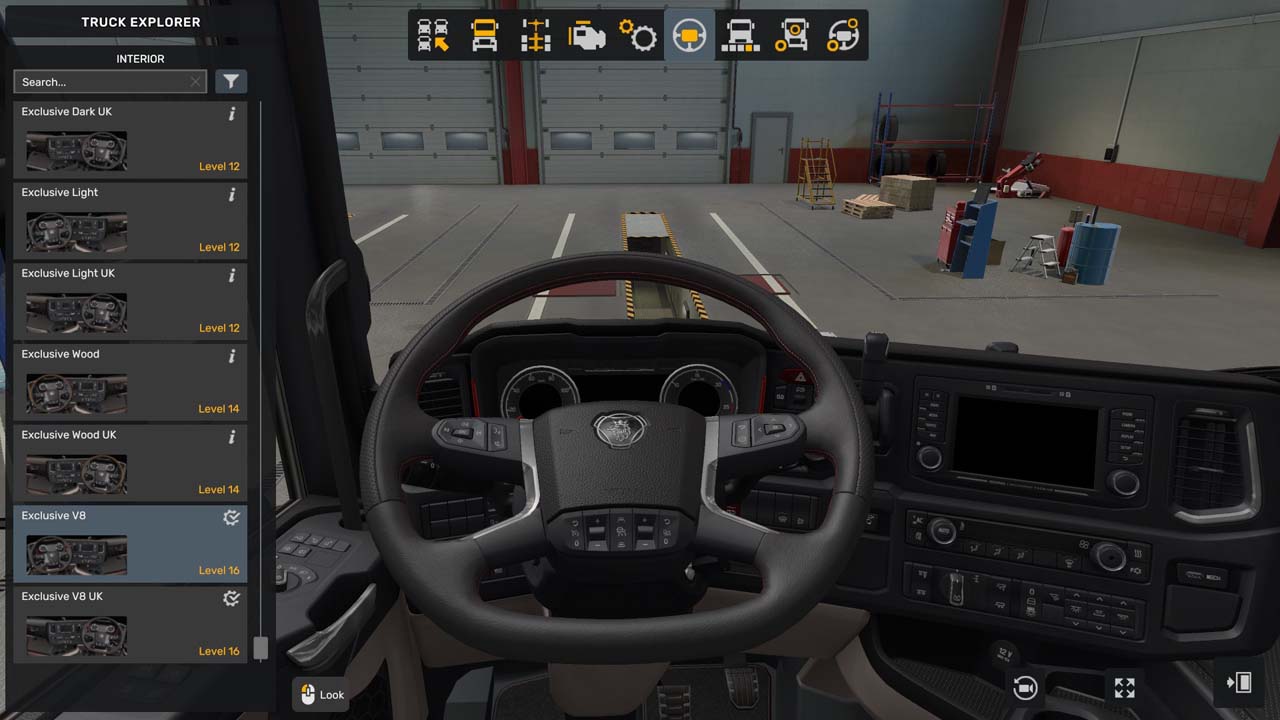 Animated Steering Wheel v1.52 - ETS2 mods download