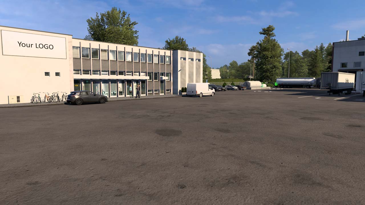 Company Yard in Nürnberg v1.50 - ETS2 mods download