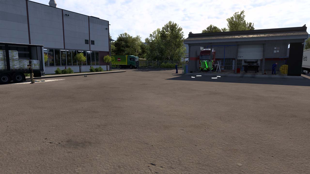 Company Yard in Nürnberg v1.50 - ETS2 mods download