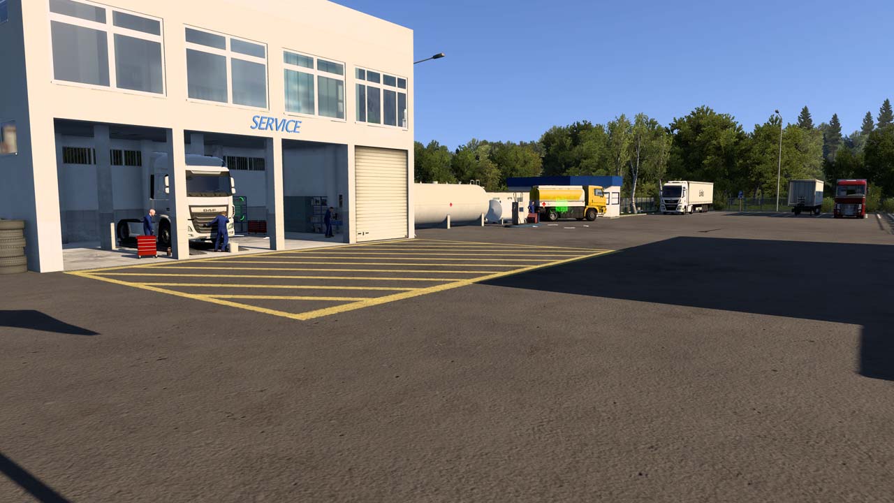 Company Yard in Rostock v1.50 - ETS2 mods download