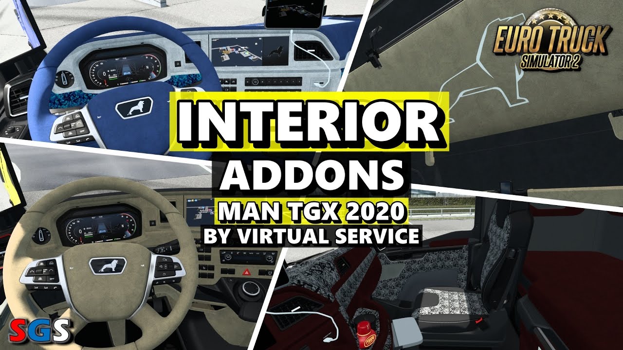 Interior Addons MAN TGX 2020 v1.6 1.50 - ETS2 mods download