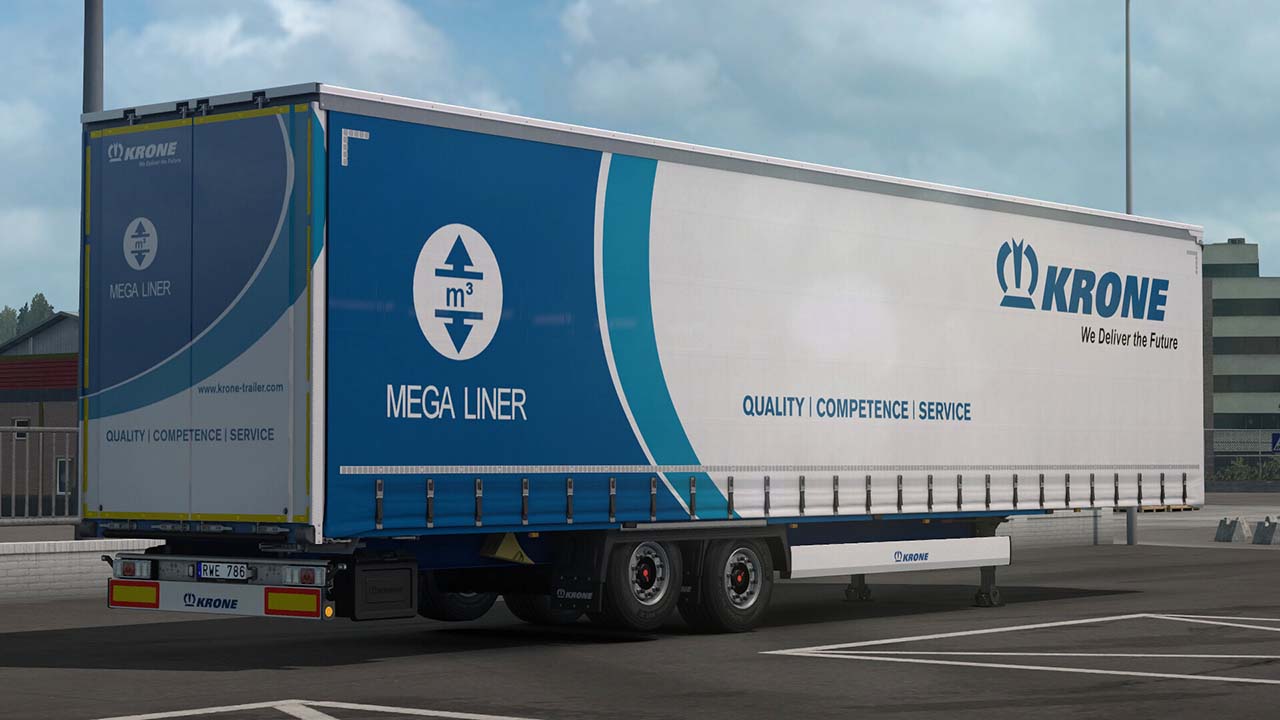 Krone Mega/Coil Liner+Skin Pack v3.9.1 1.49 - ETS2 mods download
