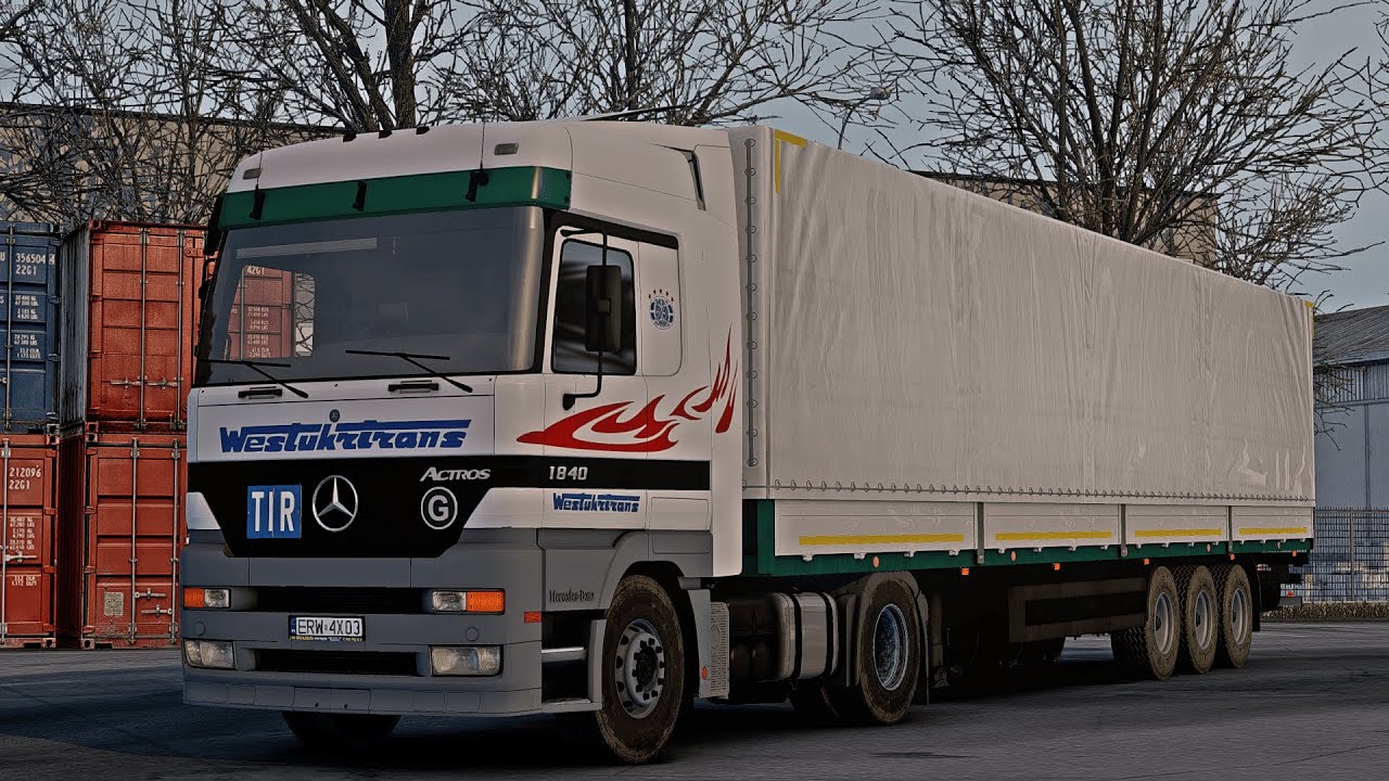 Mercedes Actros MP1 v1.6 1.53 - ETS2 mods download