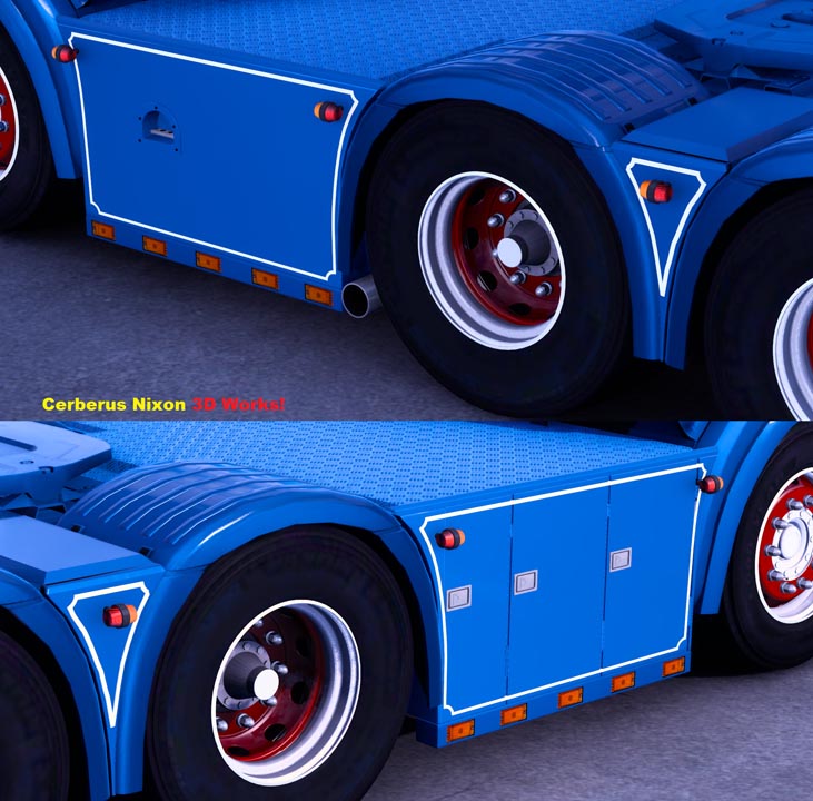 PanAmerica RJL Sideskirts v2.0 1.54 - ETS2 mods download