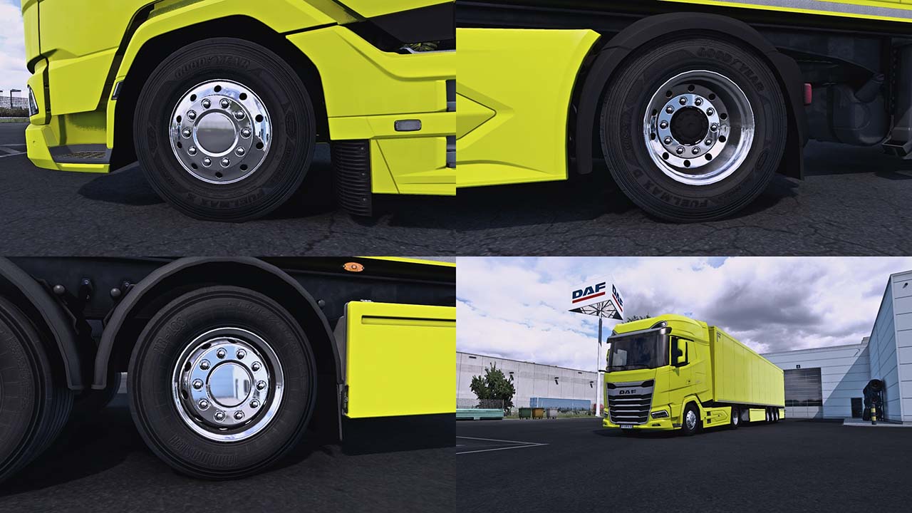SCS Wheels Rework v1.0.3 1.50 - ETS2 mods download