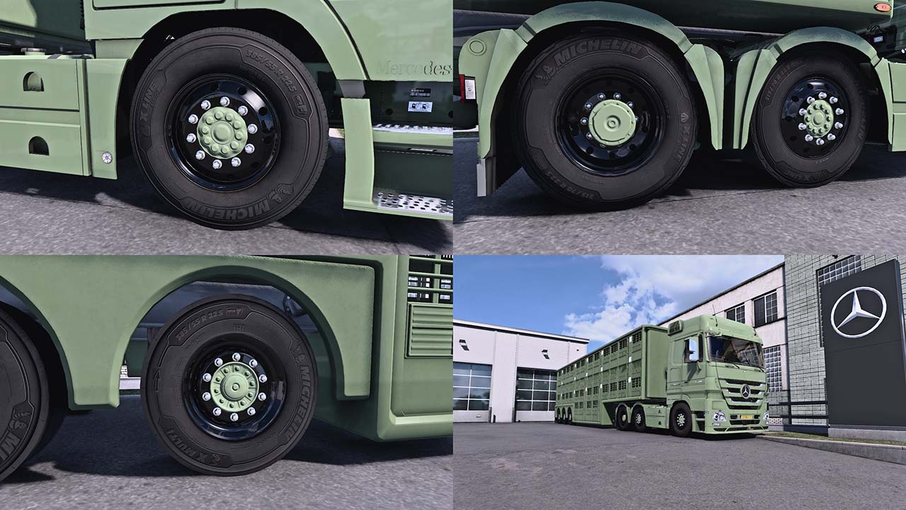 SCS Wheels Rework v1.0 1.47 - ETS2 mods download