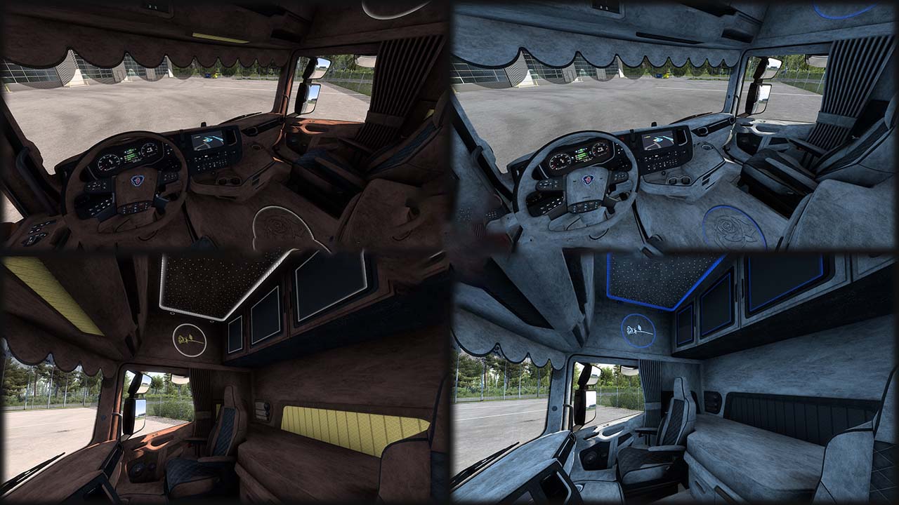 Scania NextGen S/R Interior Pack v3.0 1.53 - ETS2 mods download