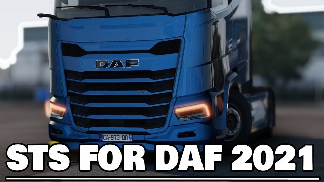Sequential Turn Signal mod DAF XG 2021 v1.2 1.46 - ETS2 mods download