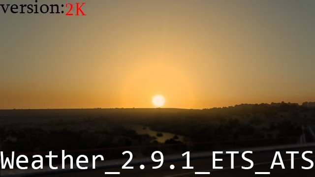 Weather 2K v2.9.1 1.48 - ETS2 mods download