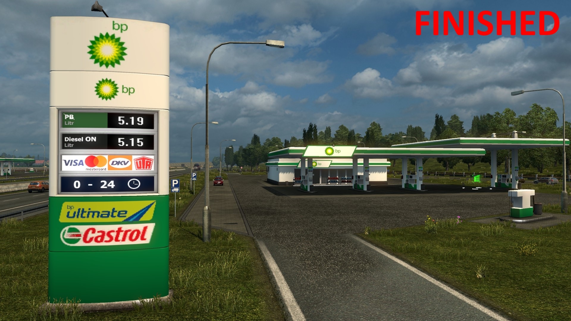 Real European Gas Stations Reloaded - ETS2 mods download