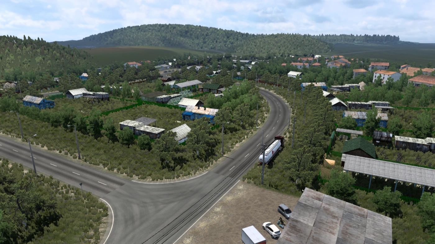 Road to Caucasus v1.7 1.54 - ETS2 mods download