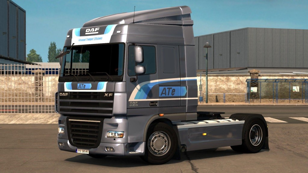 DAF XF 105 (50K) ATE SKIN & INTERIOR & SOUND BY BORSUK - ETS2 mods download