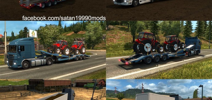 1.36 Vang's open semitrailer with 12 cargoes - ETS2 mods | Euro truck ...