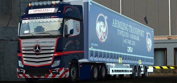 Allelys Heavy Haulage Scania S 8x4 Skin - ETS2 mods | Euro truck ...