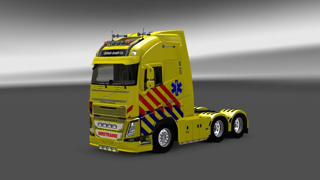VOLVO FH 2013 AMBULANCE SKIN - ETS2 mods download