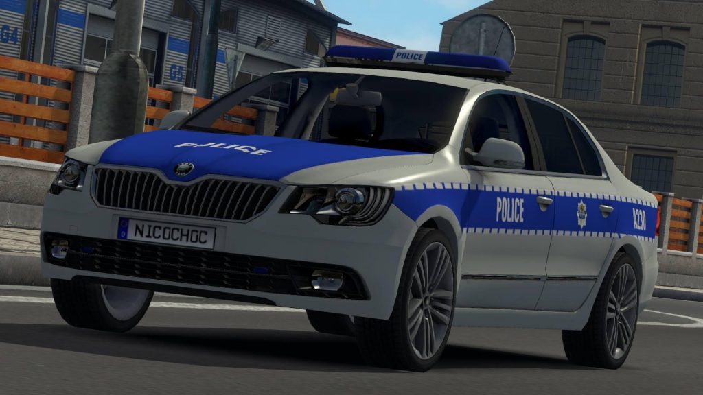 SKODA POLICE V1.1 - ETS2 mods download