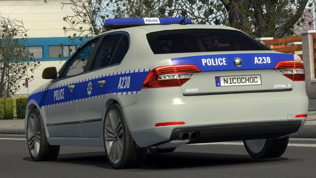 SKODA POLICE V1.1 - ETS2 mods download