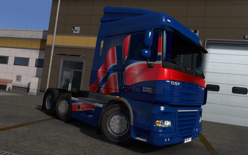 NORWEGIAN PAINT JOBS PACK FOR DAF XF BY 50K V1.0 - ETS2 mods download