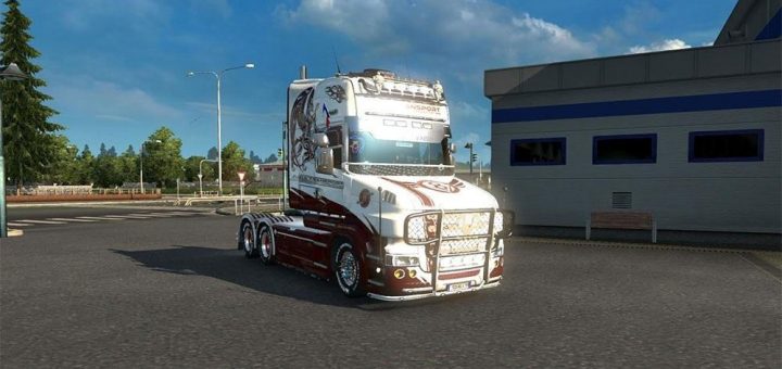Scania Streamline (RJL) Blue Ocean Metallic Skin - ETS2 mods | Euro ...