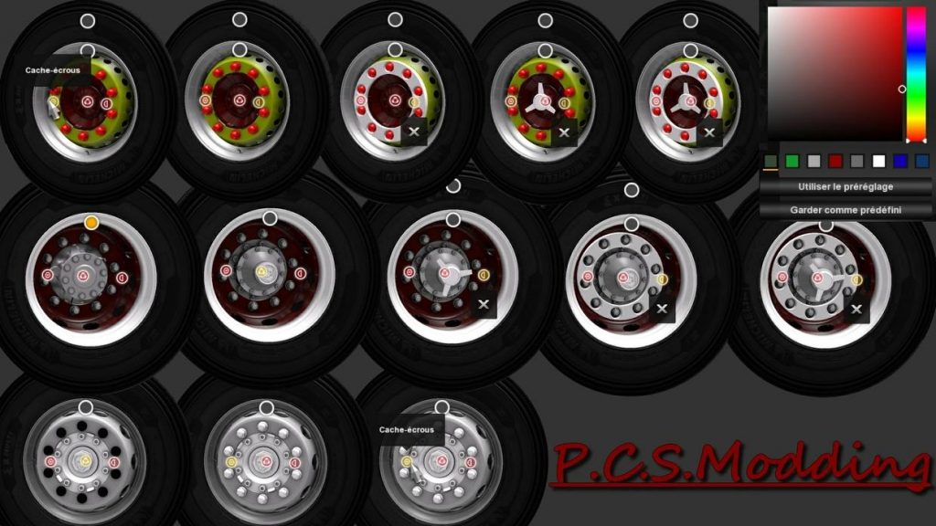 WHEELS FOR ALL TRUCK 1.24 - ETS2 mods download