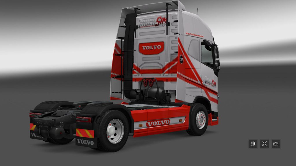 TRUCKSIM SKIN FOR VOLVO FH16 1.25 - ETS2 mods download