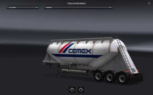 CEMEX TRAILER V2.0 - ETS2 mods download