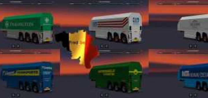 1.36 Vang's open semitrailer with 12 cargoes - ETS2 mods | Euro truck ...