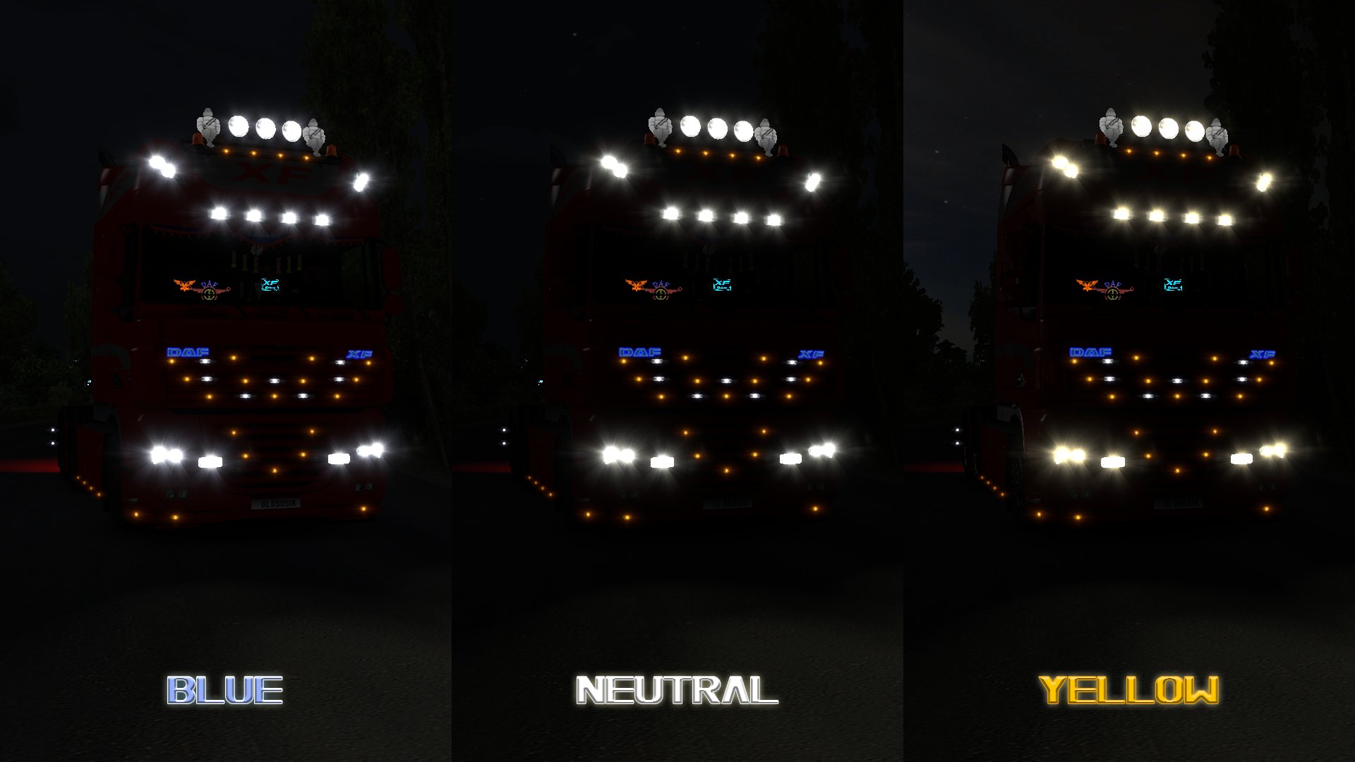 Better Flares v2.5 - ETS2 mods download