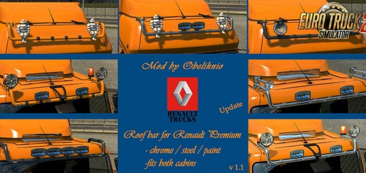 Scania Nextgen S And R Back Bar Addons - ETS2 mods | Euro truck ...