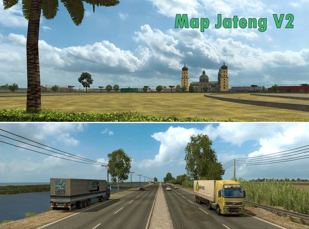 Map Jateng v2.0 [1.27 - 1.30] - ETS2 mods download