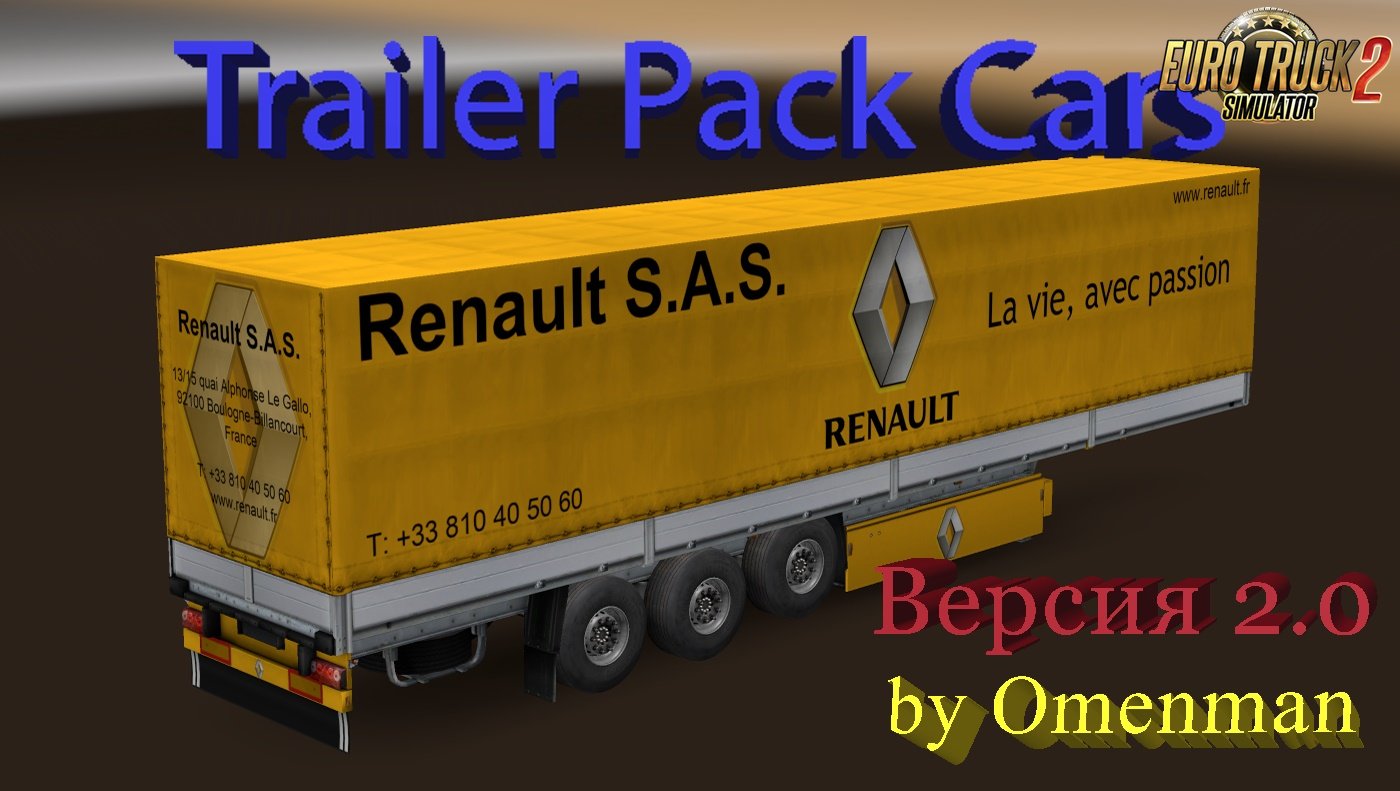 Trailer Package with Logos and Marketing of Car Manufactorers v2.0 [1. ...