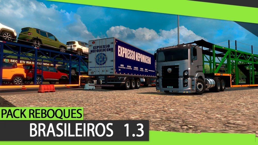 Brazilian Trailer Cargo Pack v1.3 [1.31.x] - ETS2 mods download