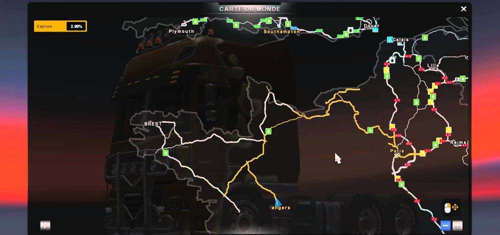 Help in exploring Map [1.30-1.31] - ETS2 mods download