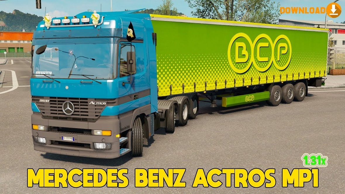 Mercedes Benz Actros MP1 1.31.x - ETS2 mods download