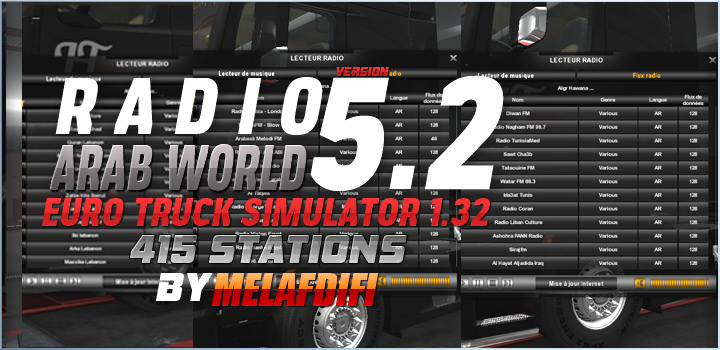 Radio Arab World Version 5.2 FOR ATS 1.32 + ETS2 1.32 - ETS2 mods download