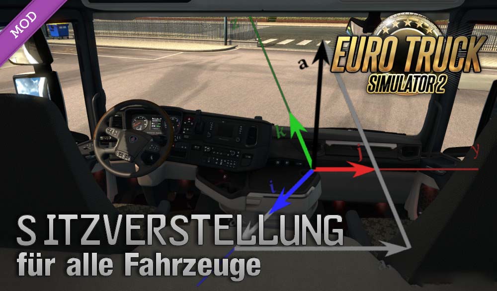 Seat Adjustment v1.1 - ETS2 mods download