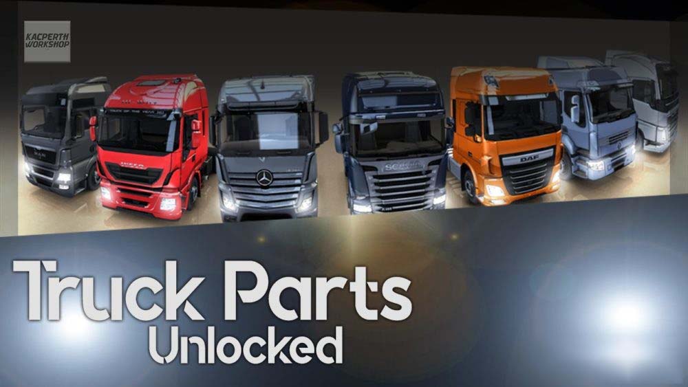 Truck Parts Unlocked v1.35 - ETS2 mods download