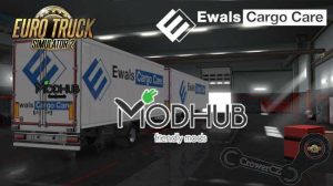 EWALS CARGO CARE OWNERSHIP TRAILER SKIN V1.0 - ETS2 mods download