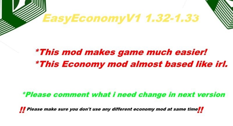 Easy Economy Mod v1.0 [1.32-1.33*] - ETS2 mods download