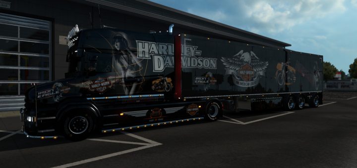 Allelys Heavy Haulage Scania S 8x4 Skin - ETS2 mods download