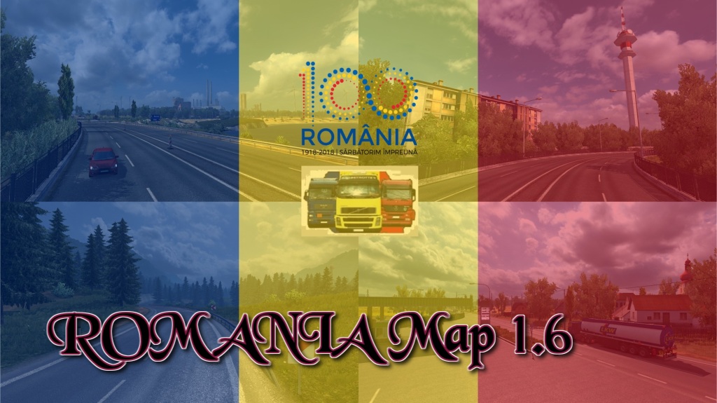ROMANIA Map 1.6 - ETS2 mods download