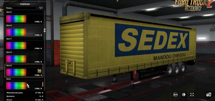 1.36 Vang's open semitrailer with 12 cargoes - ETS2 mods | Euro truck ...