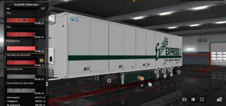 1.36 Vang's open semitrailer with 12 cargoes - ETS2 mods | Euro truck ...