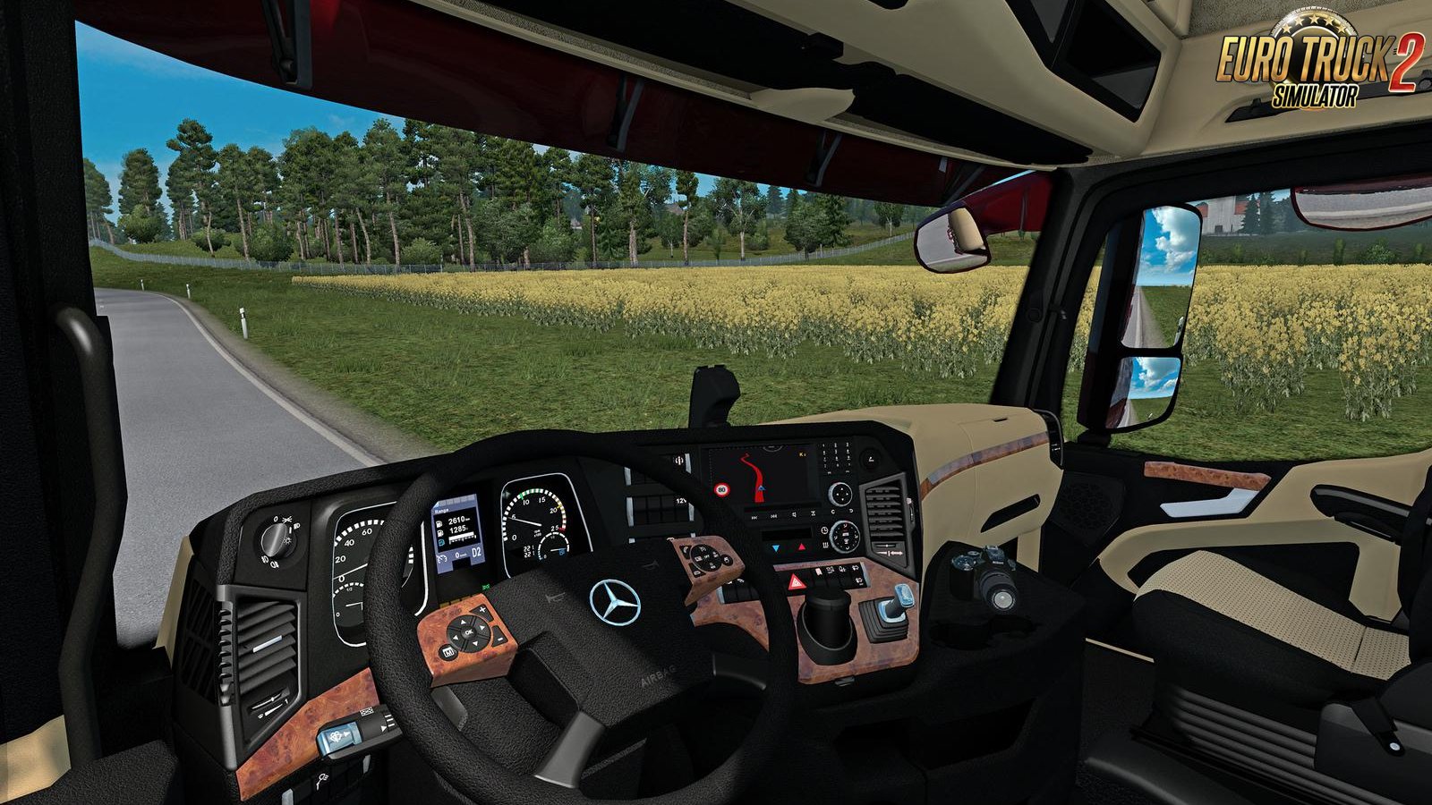 Unlimited Cabin View 1.34.x - ETS2 mods download