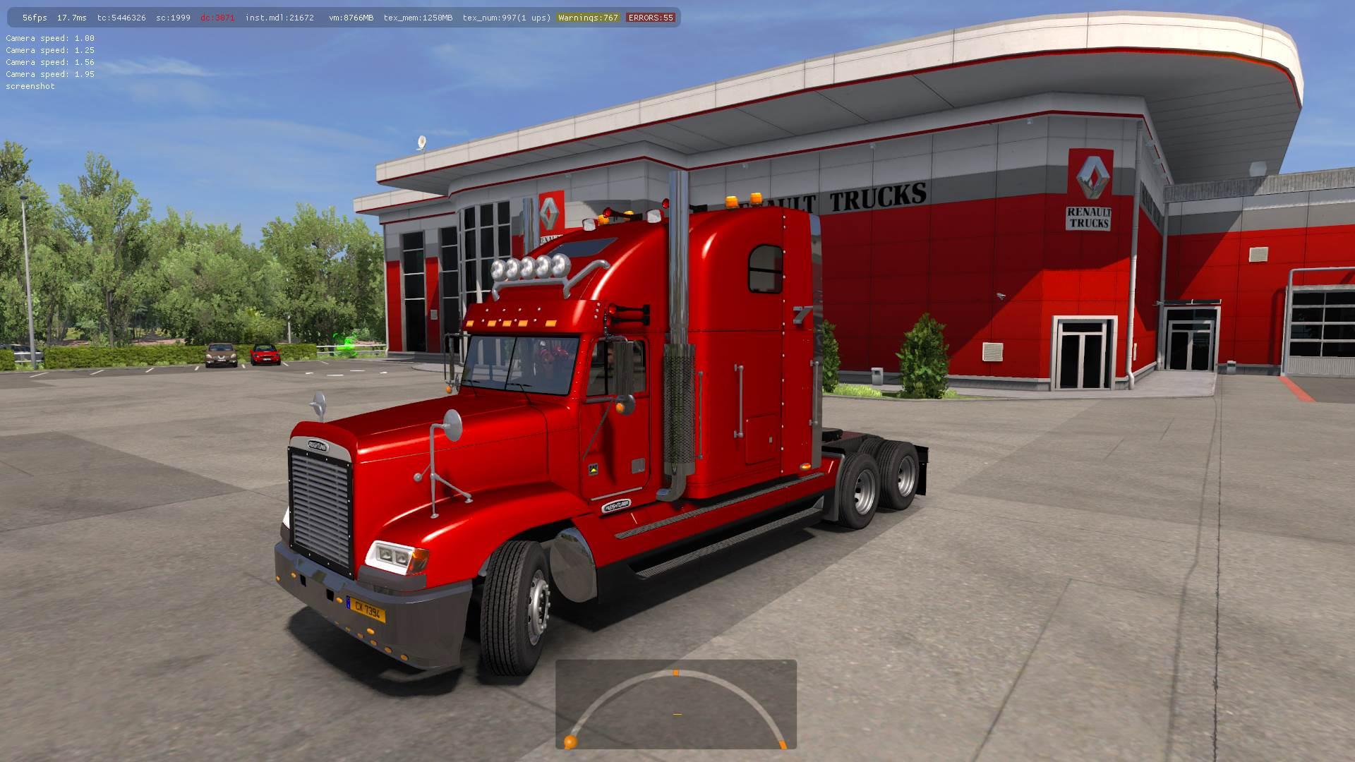 FREIGHTLINER FLD V2.1 BY HARVEN 1.35.X - ETS2 mods download