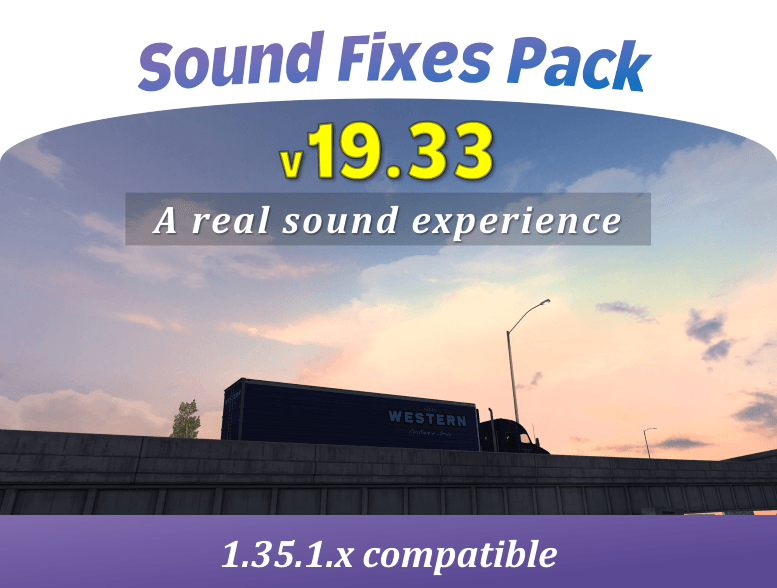 Sound Fixes Pack v19.33 - ETS2 mods download