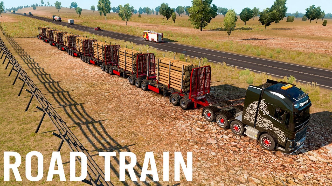 Dolly Road Train 1.35.x - ETS2 mods download