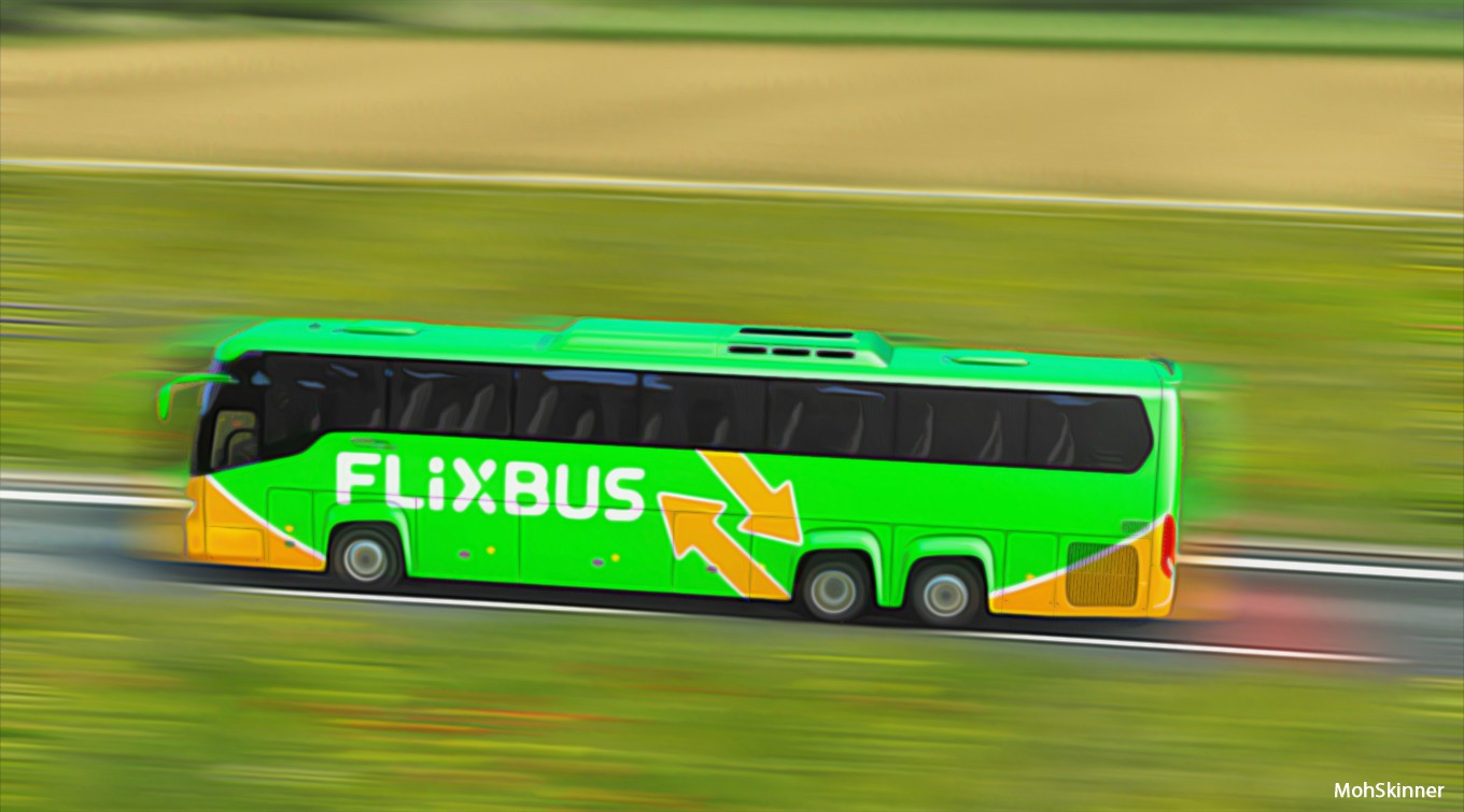 Flixbus Poland For ETS2 1.35.x - Bus Scania Touring - ETS2 mods download
