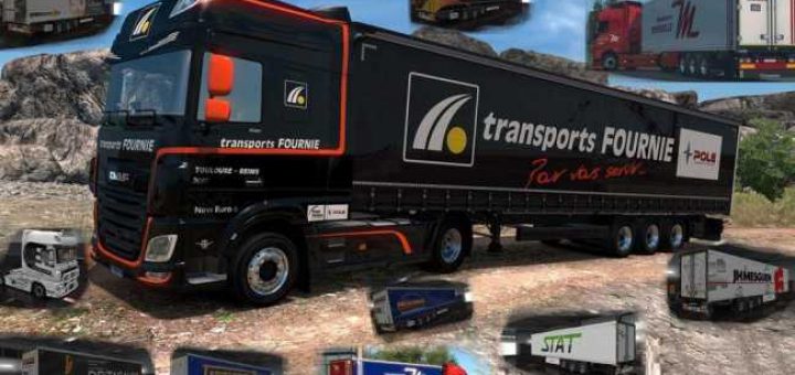 Devil BDF Tandem Truck Pack 1.31 - ETS2 mods | Euro truck simulator 2 ...